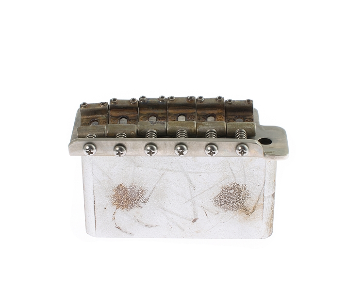 Callaham Vintage Strat Bridge Kit EX Aged Finish :: Charles Guitars
