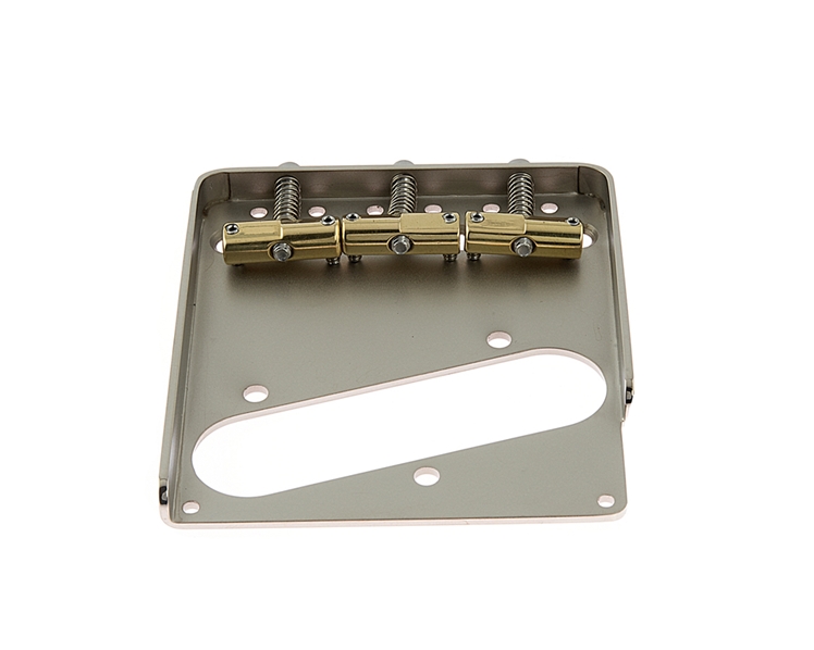 Callaham Vintage Tele Bridge, Enhanced Vintage Compensated Brass,left ...
