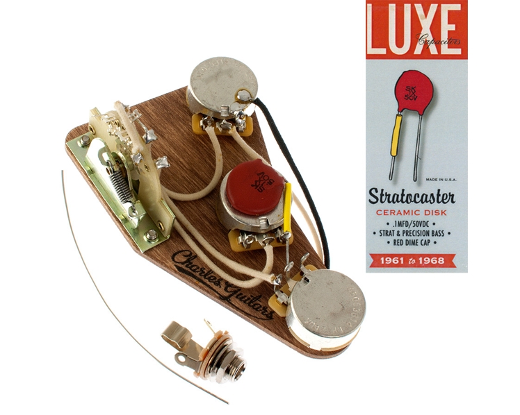 Luxe Strat 1961 - 1968 Pre-Wired Kit :: Charles Guitars