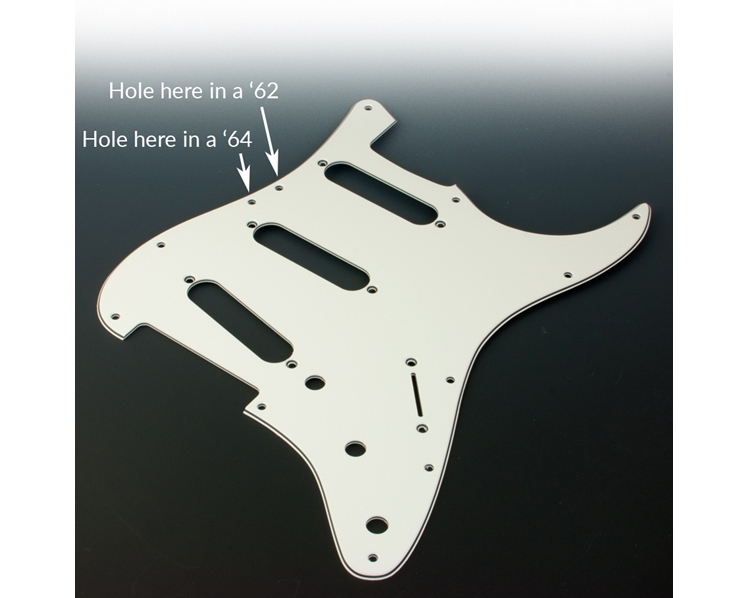 Pre-Wired Parchment Pickguard :: Charles Guitars