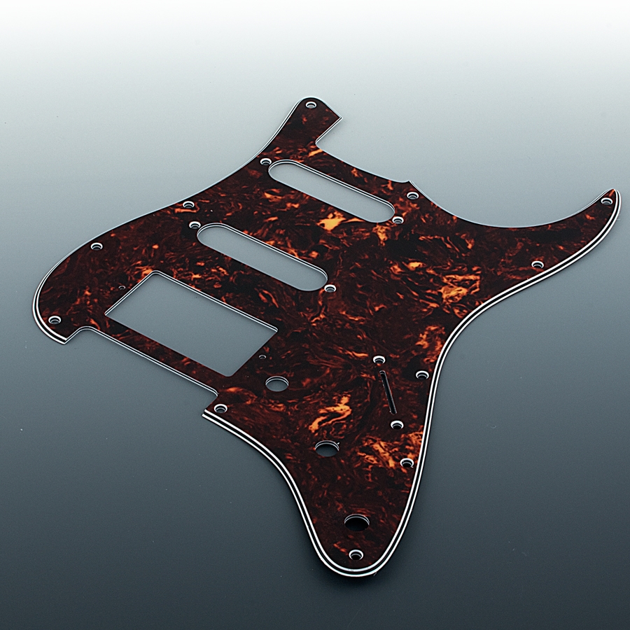 S Type '64 HSS Brown Tortoise Pickguard :: Charles Guitars