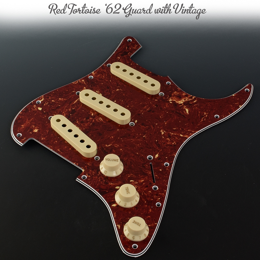S Type '62 Red Tortoise Pickguard :: Charles Guitars