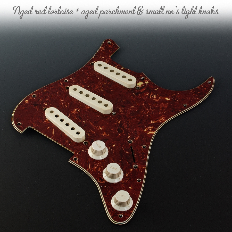 Vintage Relic Aged '64 Red Tortoise Pickguard :: Charles Guitars