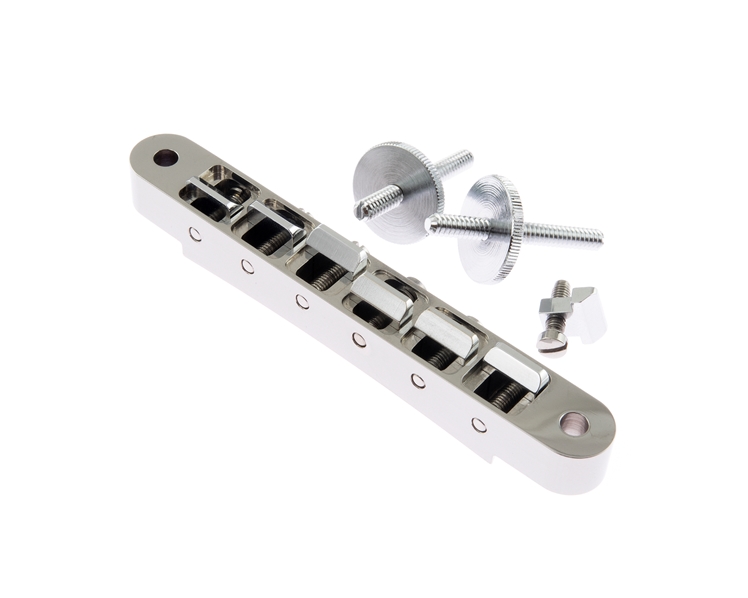 ABM 2500NS-RE Bell Brass ABR-Style Nickel Bridge Kit :: Charles Guitars