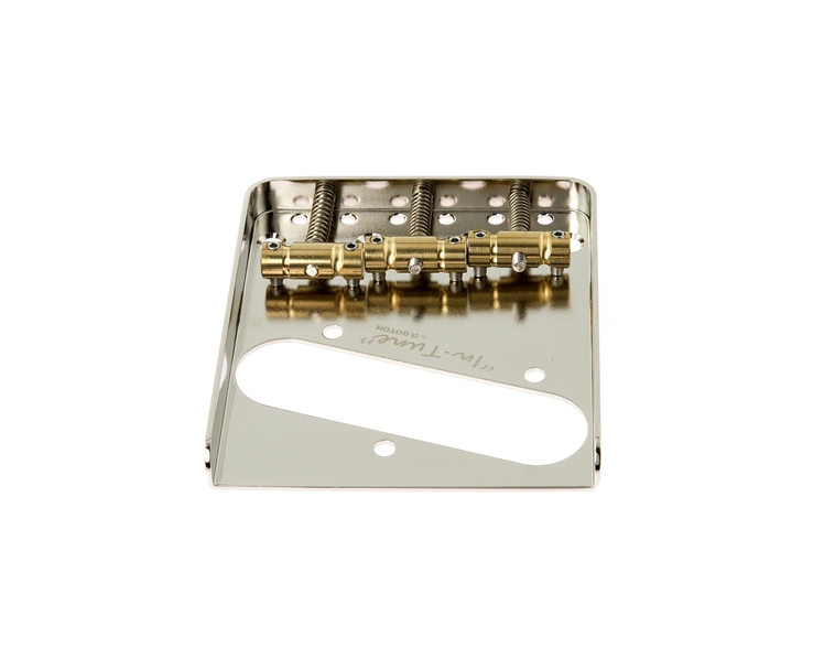 Gotoh Tele "In Tune" Bridge Nickel with Cut Away BS-TC1N :: Charles Guitars