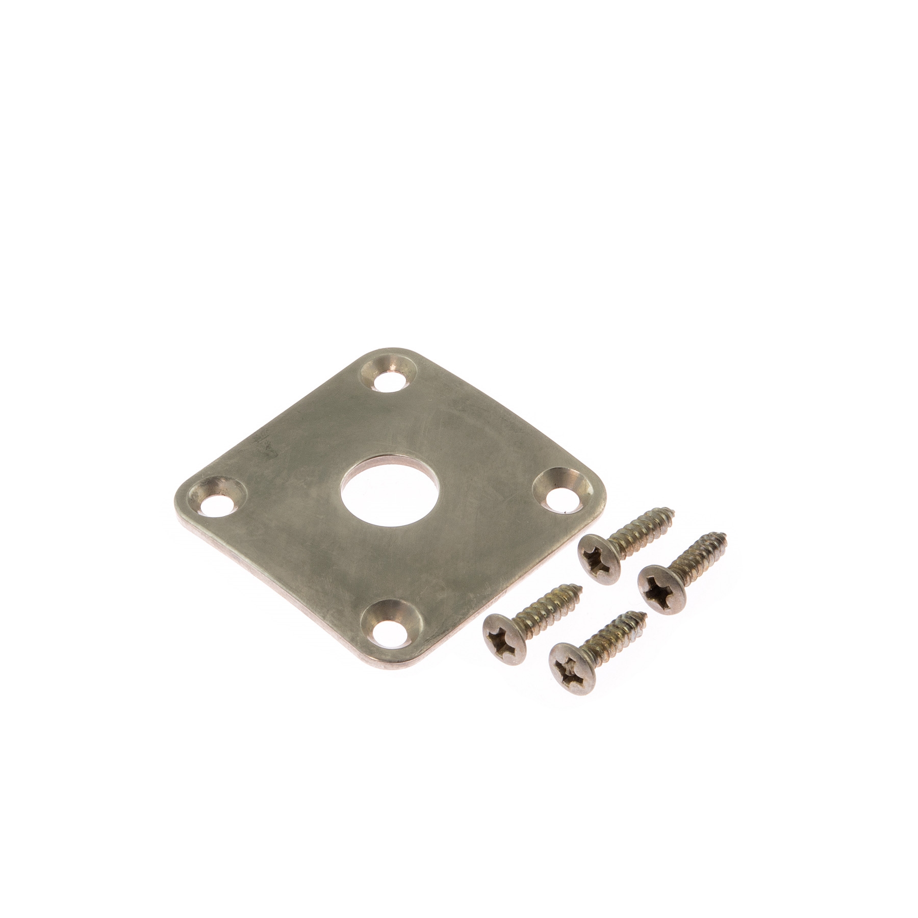 Vintage Relic De Shined Square Jack Plate Rounded Corners :: Charles ...