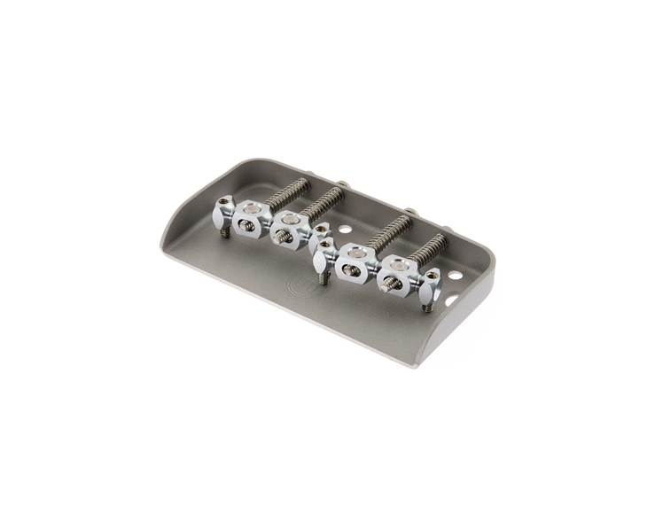 M7 Mastery Hardtail Bridge Chrome Saddles :: Charles Guitars