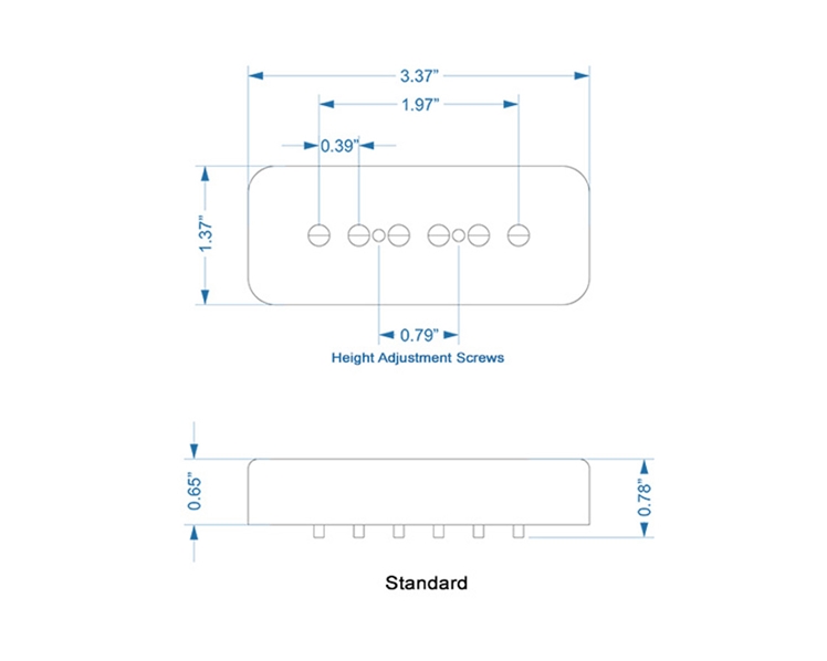 Lindy Fralin P90 Soapbar Balanced Pair Pickups Set :: Charles Guitars