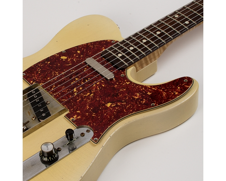 Aged T TYPE 60'S RED TORTOISE PICKGUARD 8 HOLE :: Charles Guitars